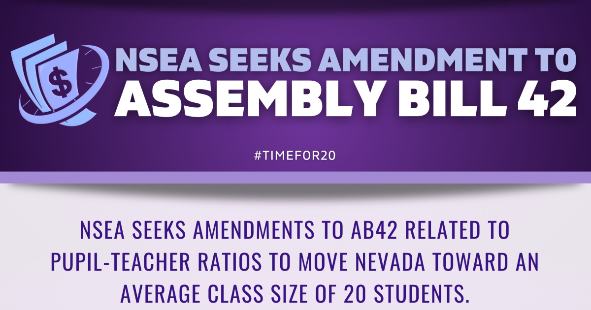 Memo: NSEA Seeks Amendment To Assembly Bill 42 | Nevada State Education ...