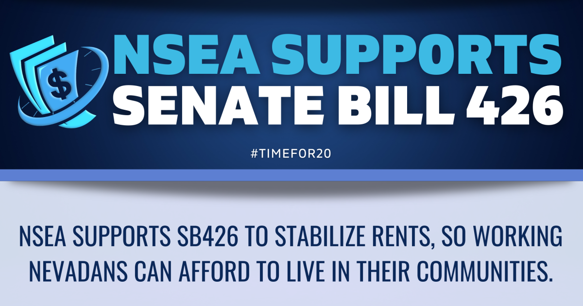 Memo: NSEA Supports SB426 | Nevada State Education Association